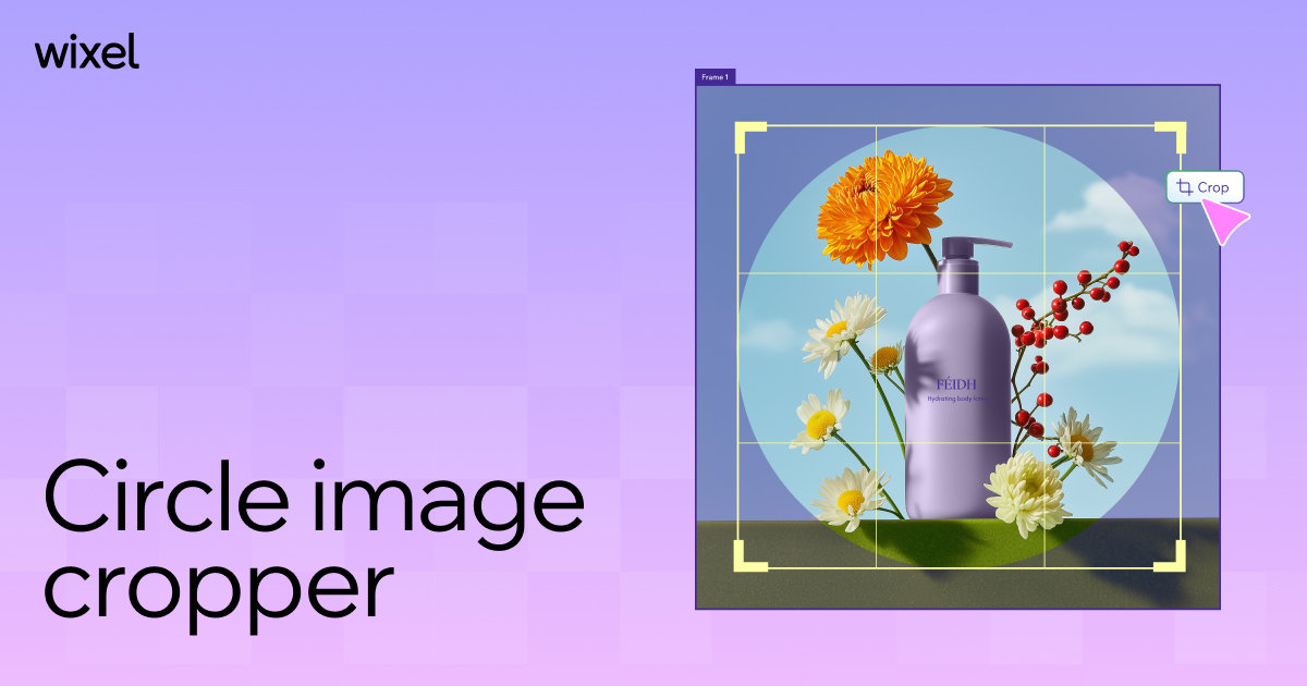 Circle Image Cropper | Crop images online for free | Wixel